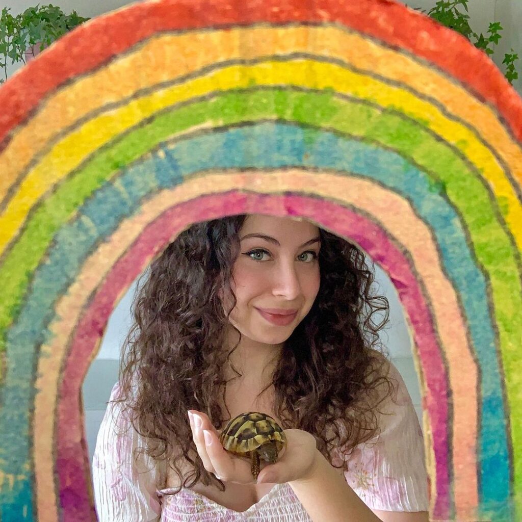 Gaia is Living Her Best Life with Her Hermann’s Tortoise Mia - penguinmd